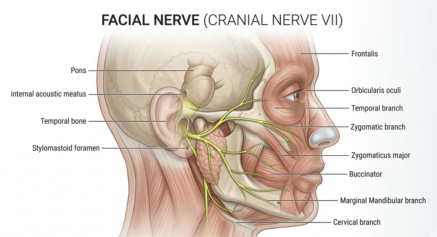 The Facial Nerve (Cranial Nerve VII): Anatomy, Functions, And Clinical ...